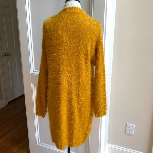 Sweaters | Faux Fur Cardigan Duster New S M L Butterscotch | Poshmark